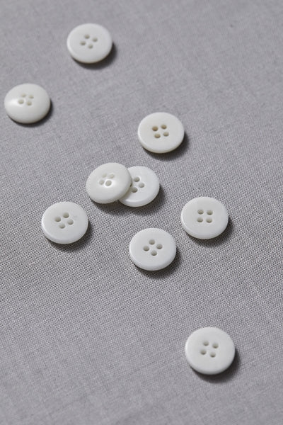 COROZO BUTTONS • Bright White • 11mm or 15mm – Pattern Scissors Frock