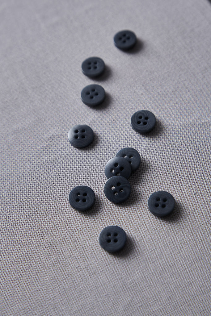 COROZO BUTTONS • Dusty Blue • 11mm or 15mm – Pattern Scissors Frock