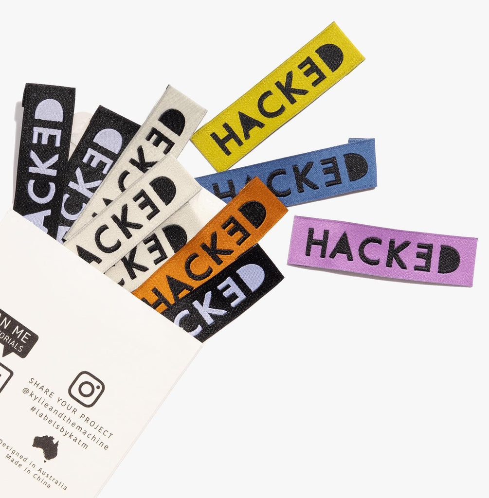 KATM • HACKED • Woven Labels • PATTERN SCISSORS FROCK – Pattern ...