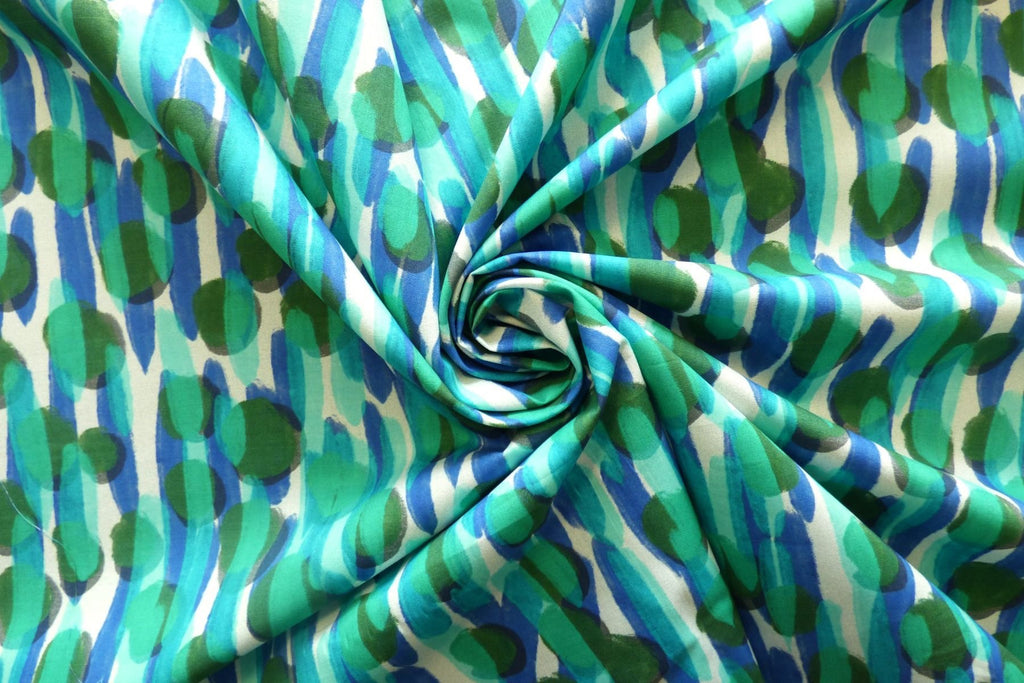 LADY McELROY • COTTON MARLIE-CARE LAWN • JADE BAJI • $38.00/metre ...