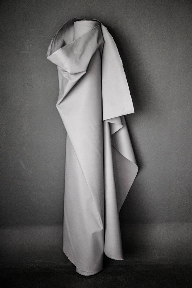 DUCK COTTON CANVAS • Grey SALE $60/per metre – Pattern Scissors Frock