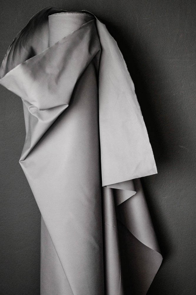 DUCK COTTON CANVAS • Grey SALE $60/per metre – Pattern Scissors Frock