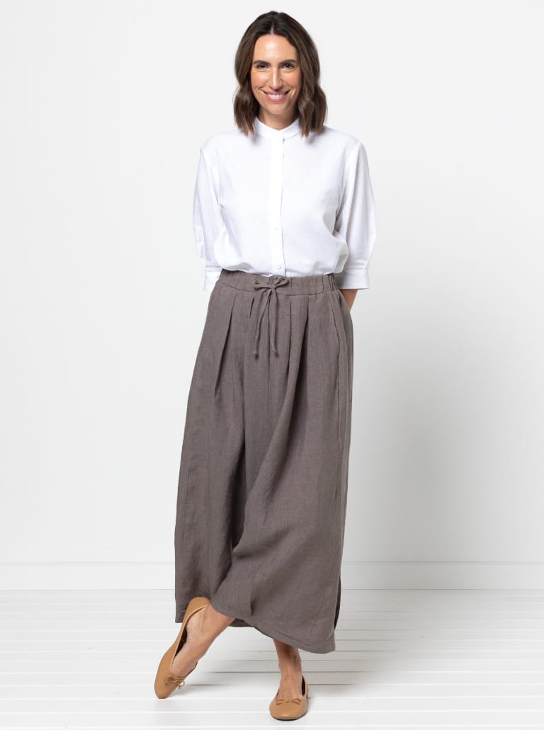 STYLE ARC • REEVE WOVEN CULOTTE • PATTERN SCISSORS FROCK – Pattern ...