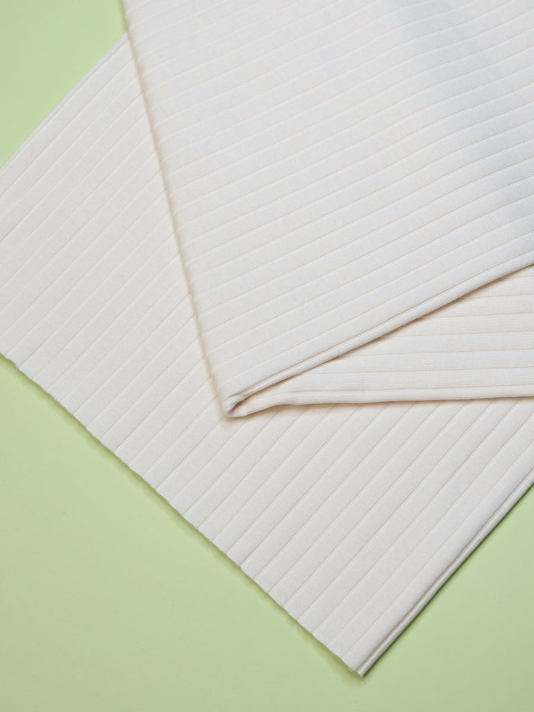 mind the MAKER® • ORGANIC WIDE DERBY RIB • Creamy White $49.00/metre ...