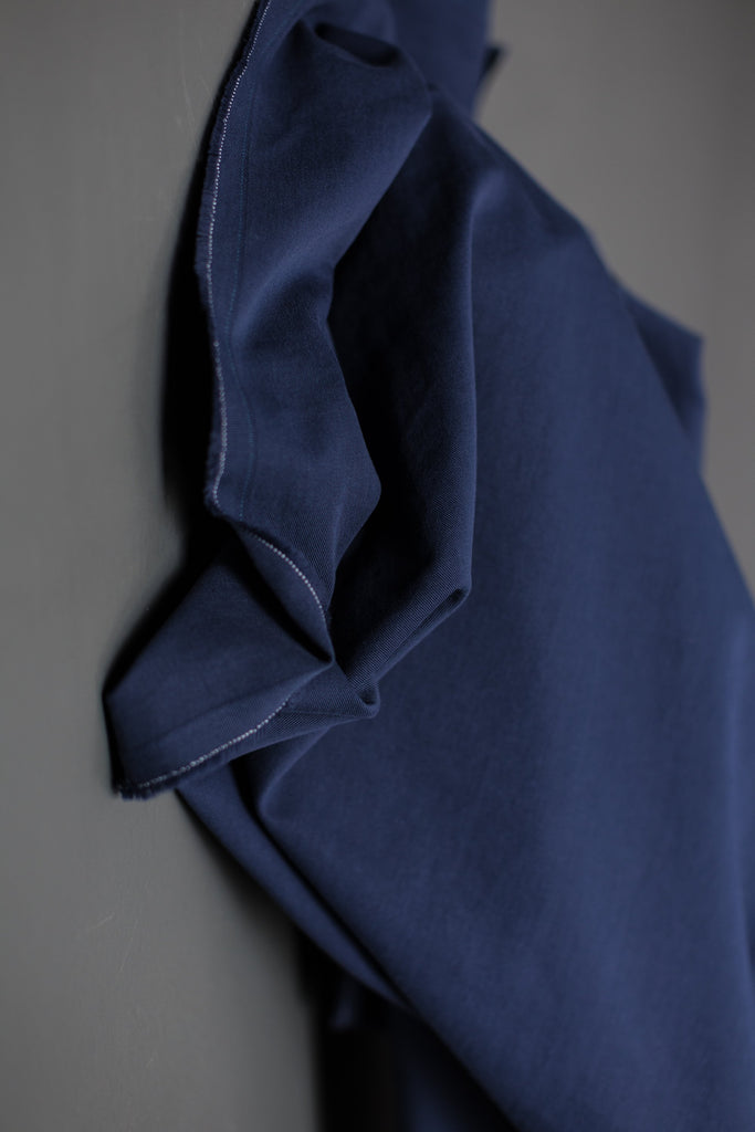 ORGANIC SANDED TWILL 271gsm • Noah Navy $59.00/metre by Merchant ...
