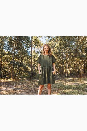 COMMON STITCH • FAWN DRESS SET • Paper Pattern • Pattern Scissors Frock