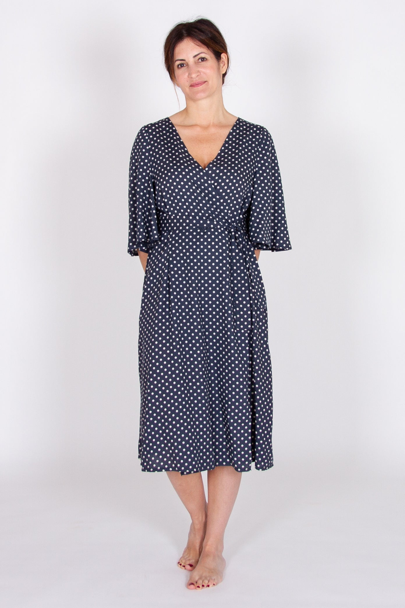 OCTARINE WRAP DRESS • I AM Patterns • Pattern Scissors Frock