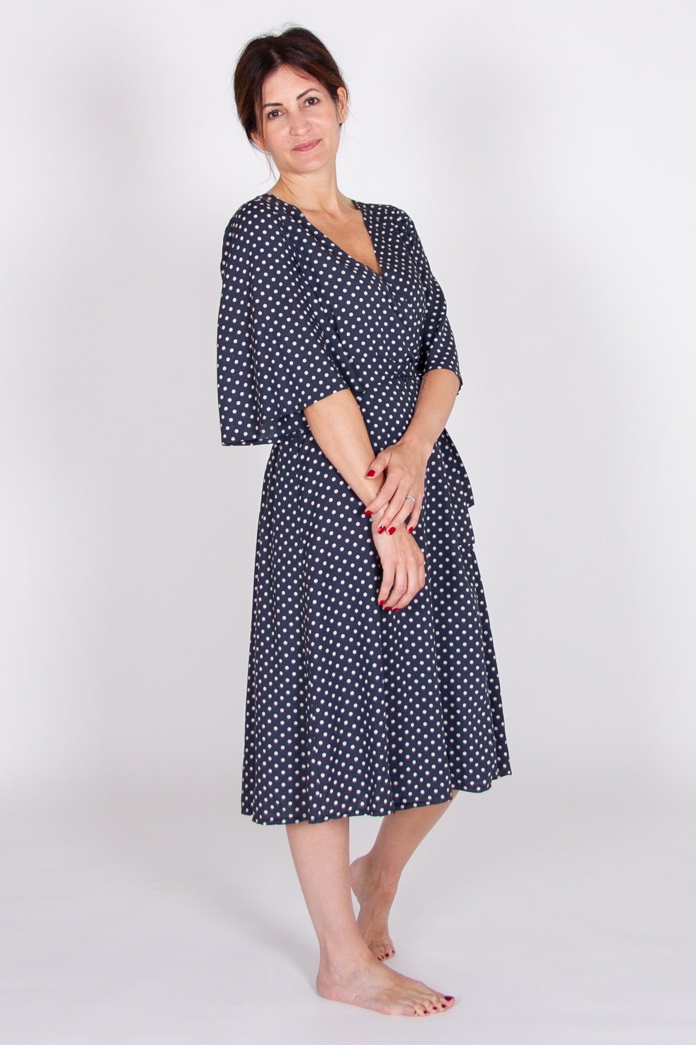 OCTARINE WRAP DRESS • I AM Patterns • Pattern Scissors Frock