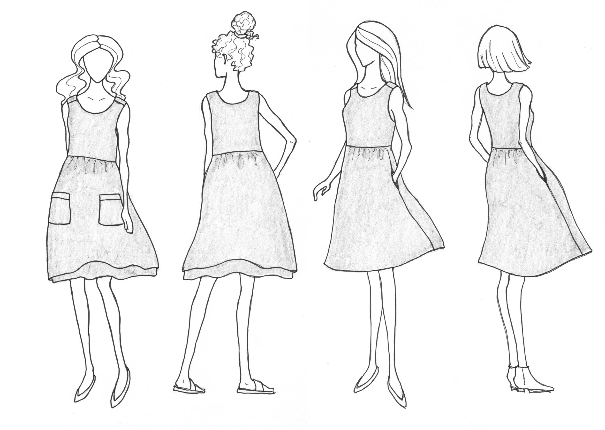 SEW LIBERATED • THE METAMORPHIC DRESS • Paper Pattern • Pattern ...