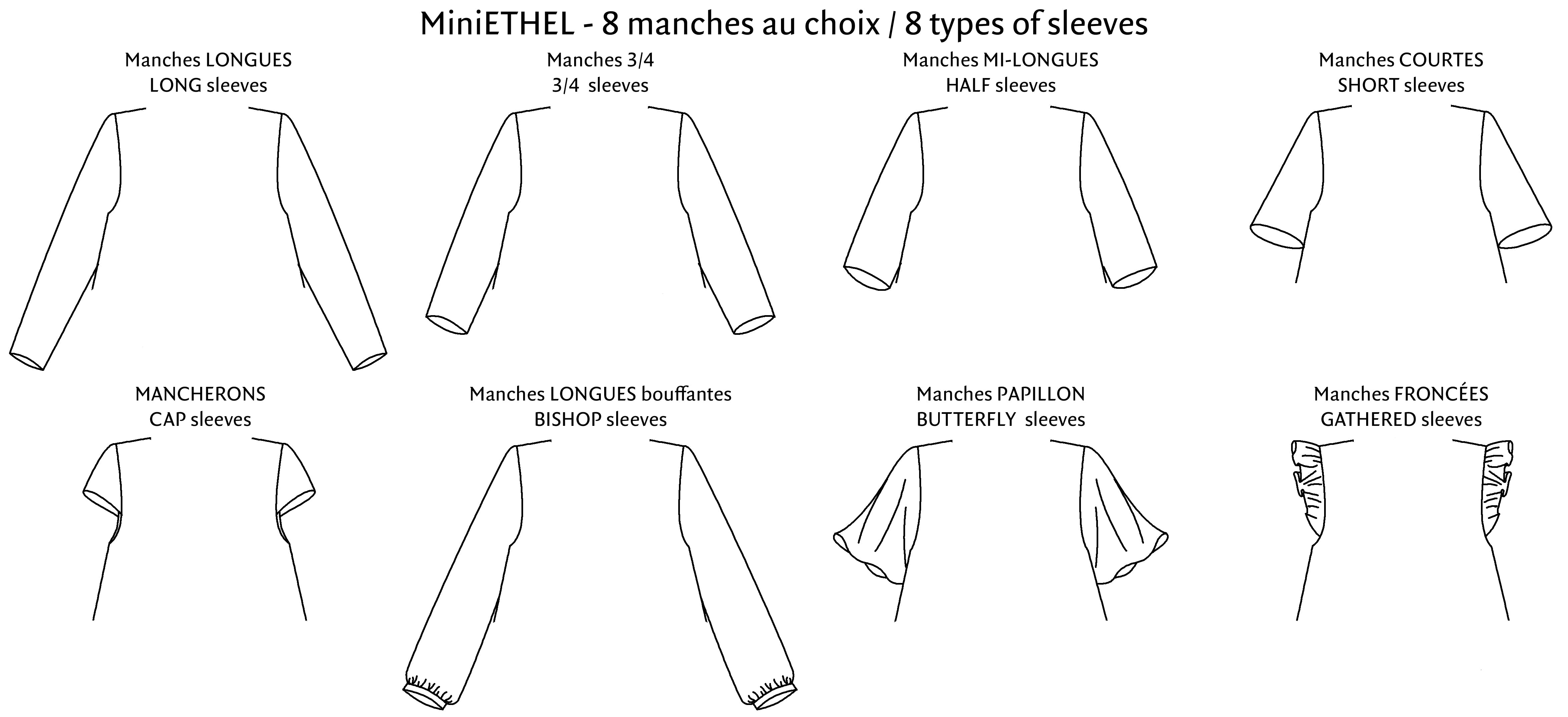 MINI ETHEL BLOUSE & DRESS • P&M Patterns • Patterns Scissors Frock ...