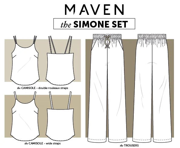 MAVEN • THE SIMONE SET • Pattern • Pattern Scissors Frock