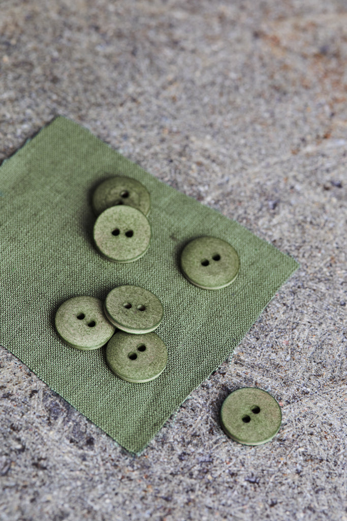 mind the MAKER® CURB COTTON BUTTONS • 11mm or 18mm • Pattern Scissors Frock