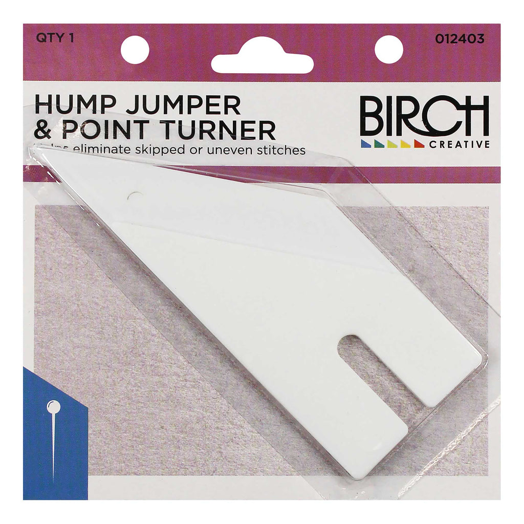 BIRCH • HUMP JUMPER & POINT TURNER • White • Pattern Scissors Frock