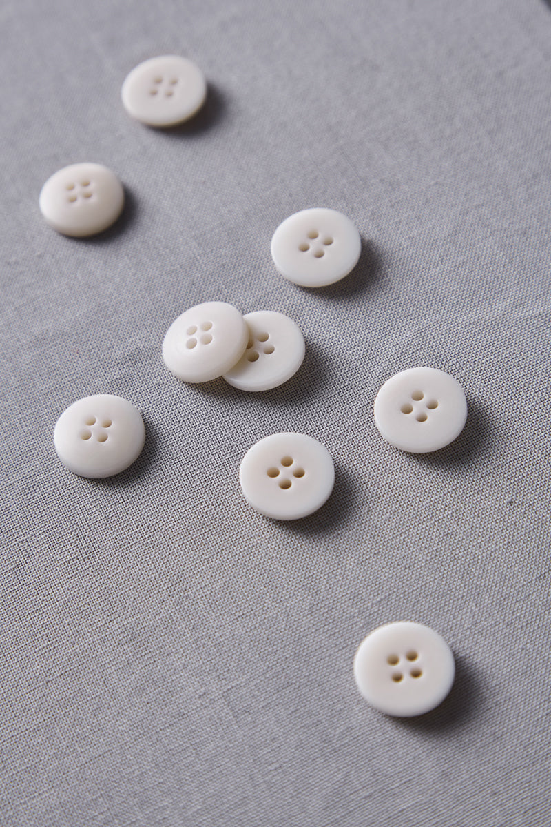 COROZO BUTTONS • Shell • 11mm or 15mm – Pattern Scissors Frock
