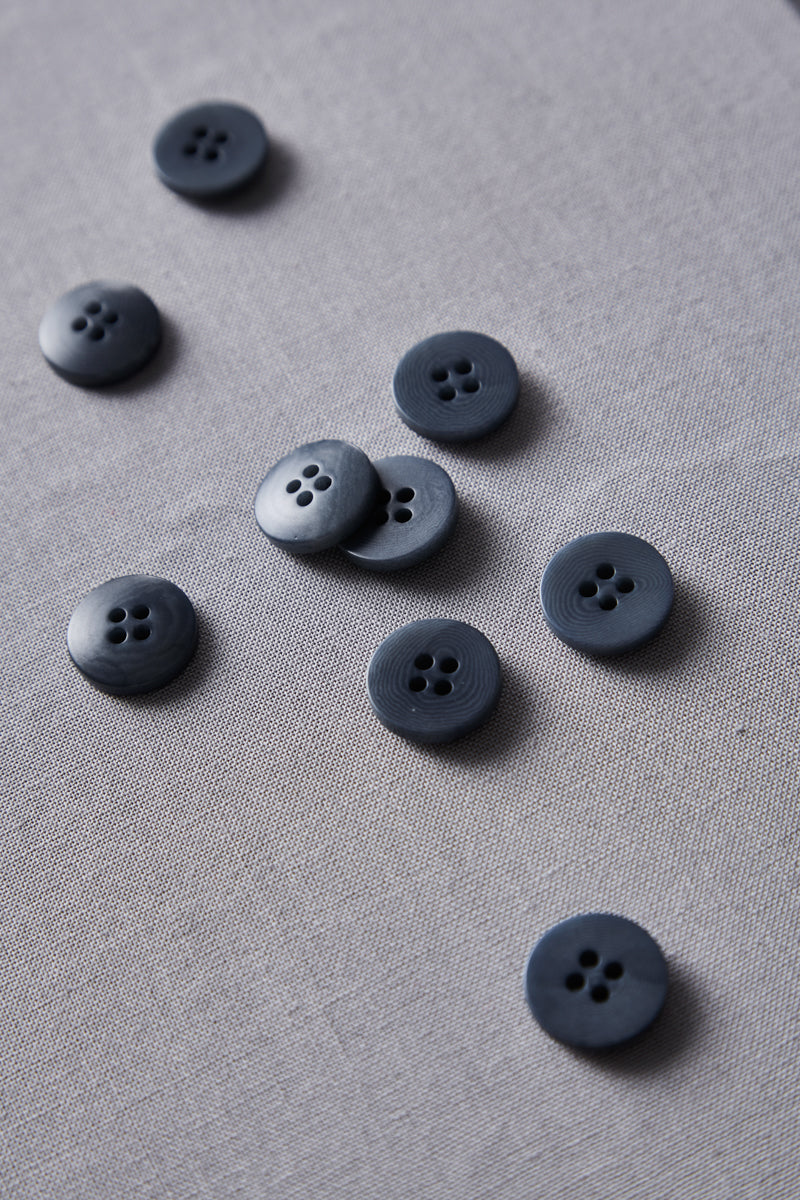 COROZO BUTTONS • Dusty Blue • 11mm or 15mm – Pattern Scissors Frock